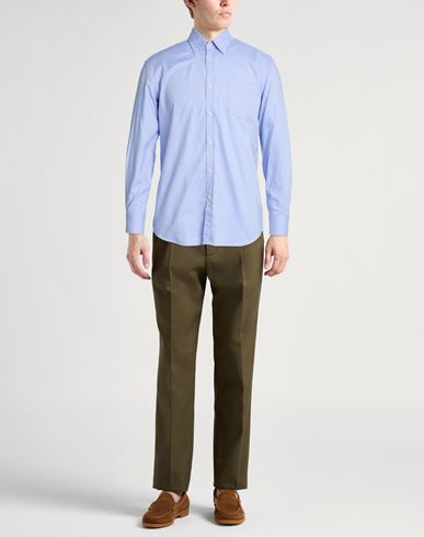 PAUL & SHARK man shirt light blue size 15 ¾ cotton